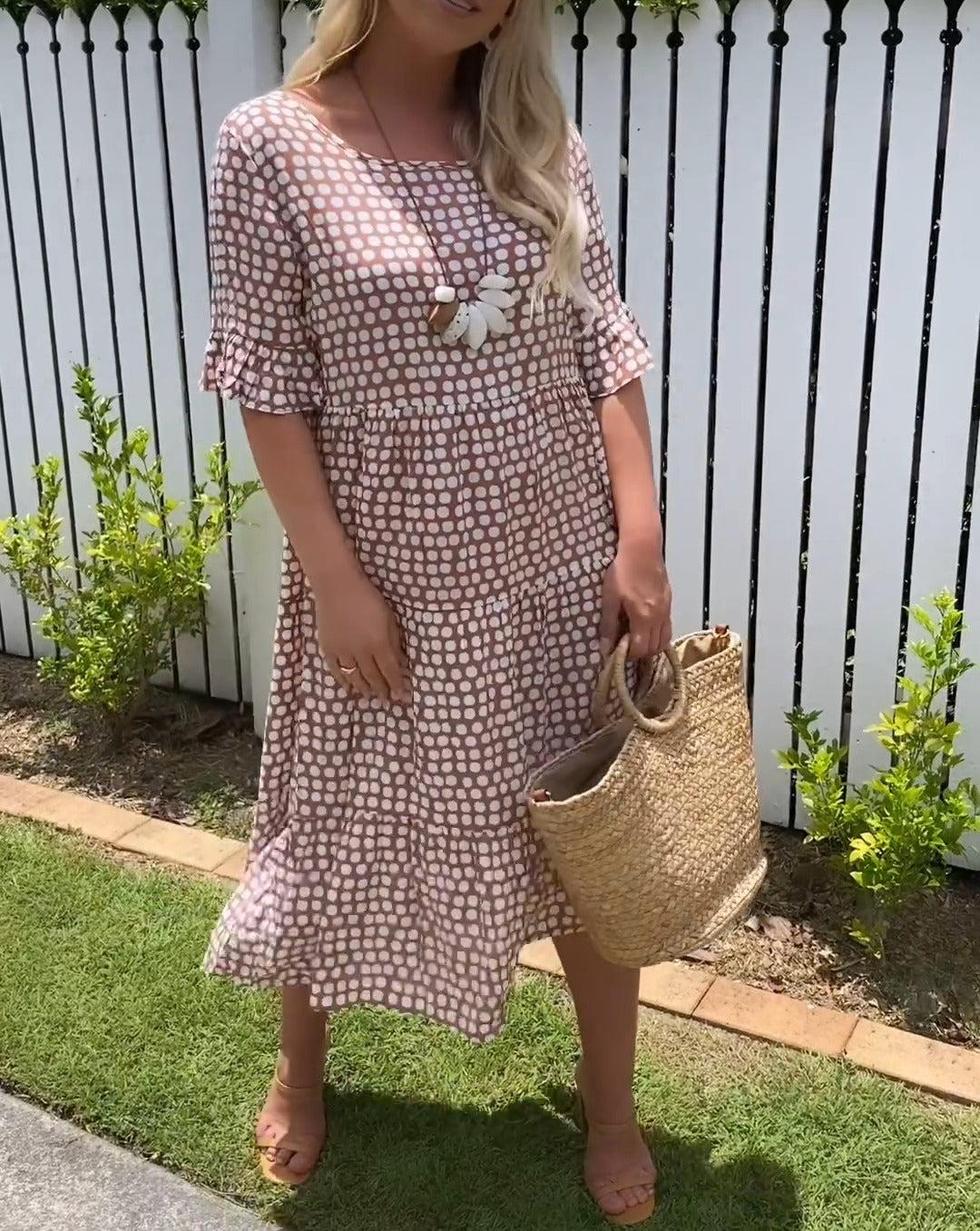 Andrea - Vintage Casual Maxi Summer Dress – Perth Apparel