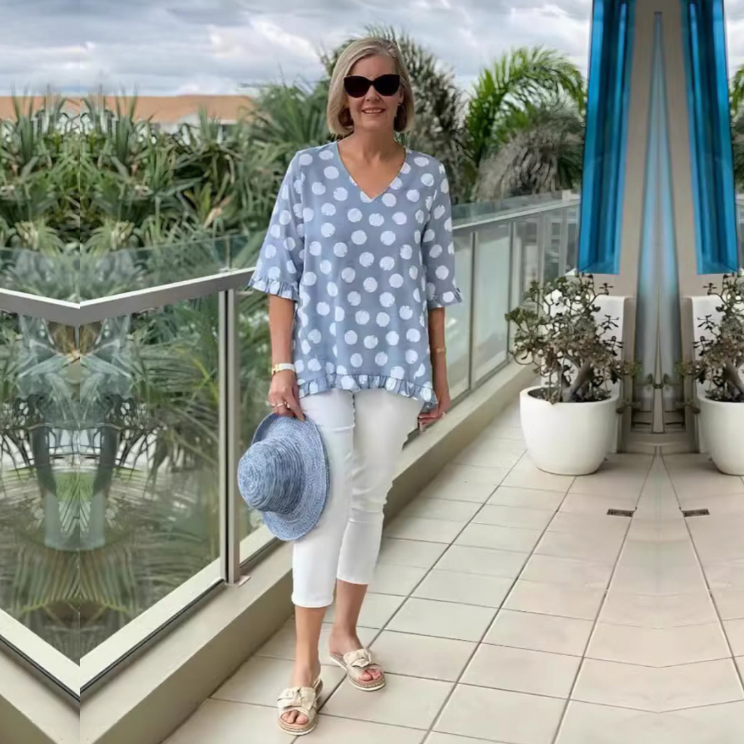 Heidi - Polka Dot Blouse – Perth Apparel